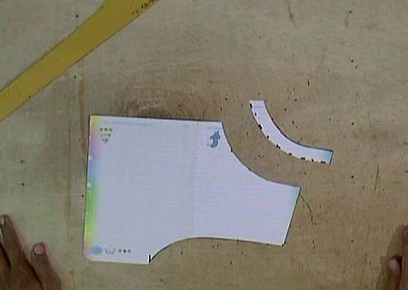 tutorial menjahit blouse model leher bundar membentuk bunga matahari