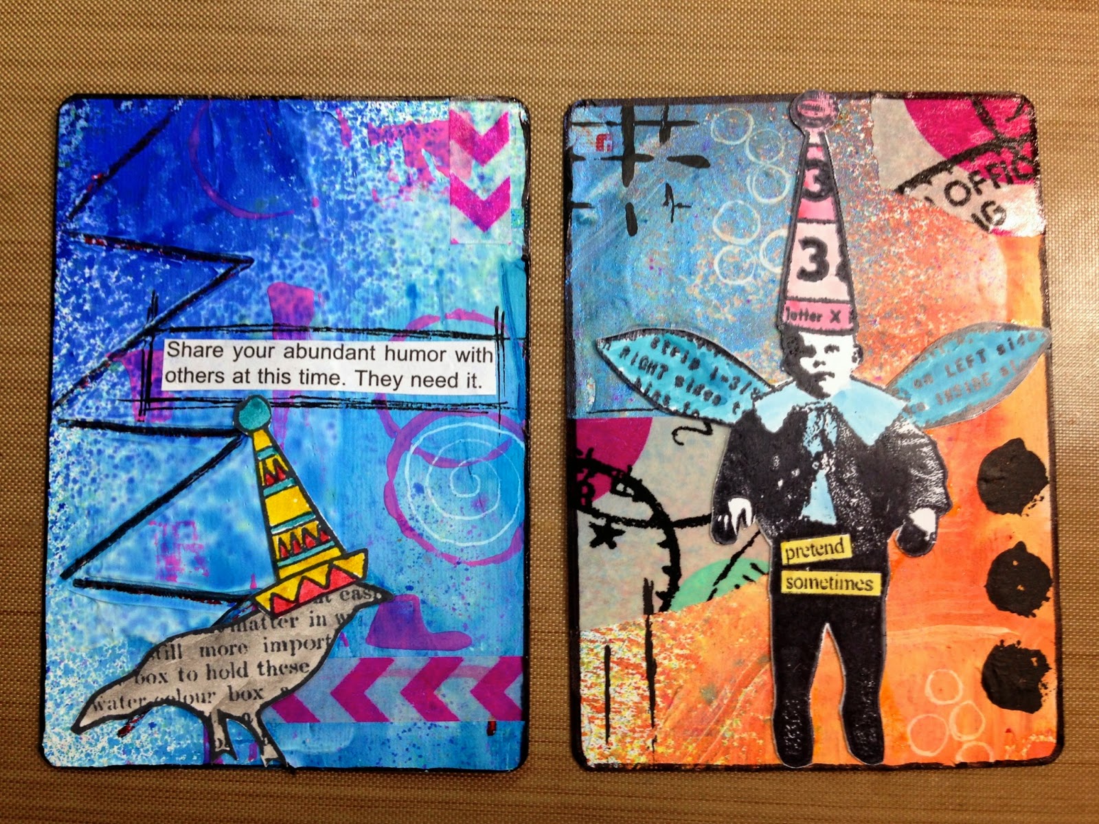 Claudine's Art Corner: Altered Playing Cards