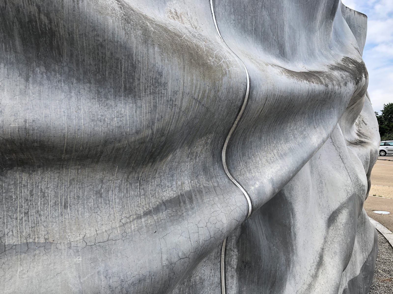 The Crushed wall.... | Materials Liz