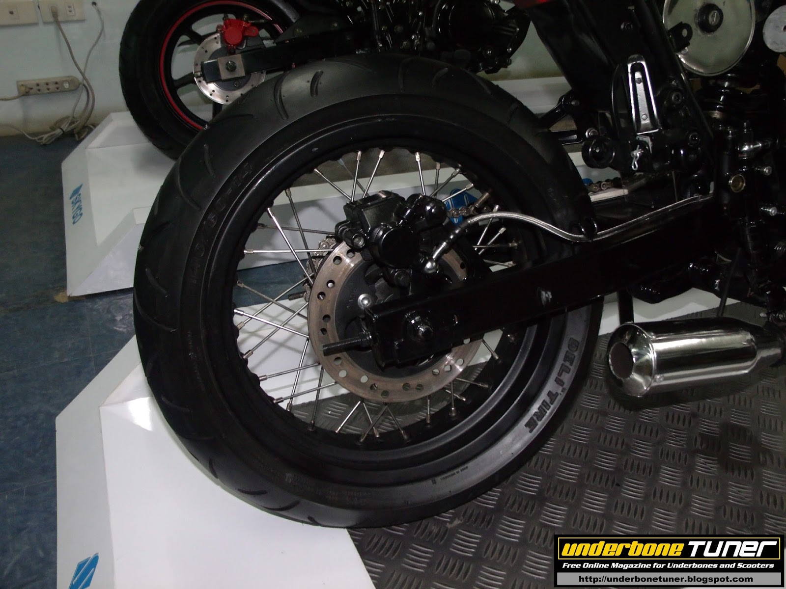 underbone tuner: Modified Bikes: The Skygo Pony Cafe Racer