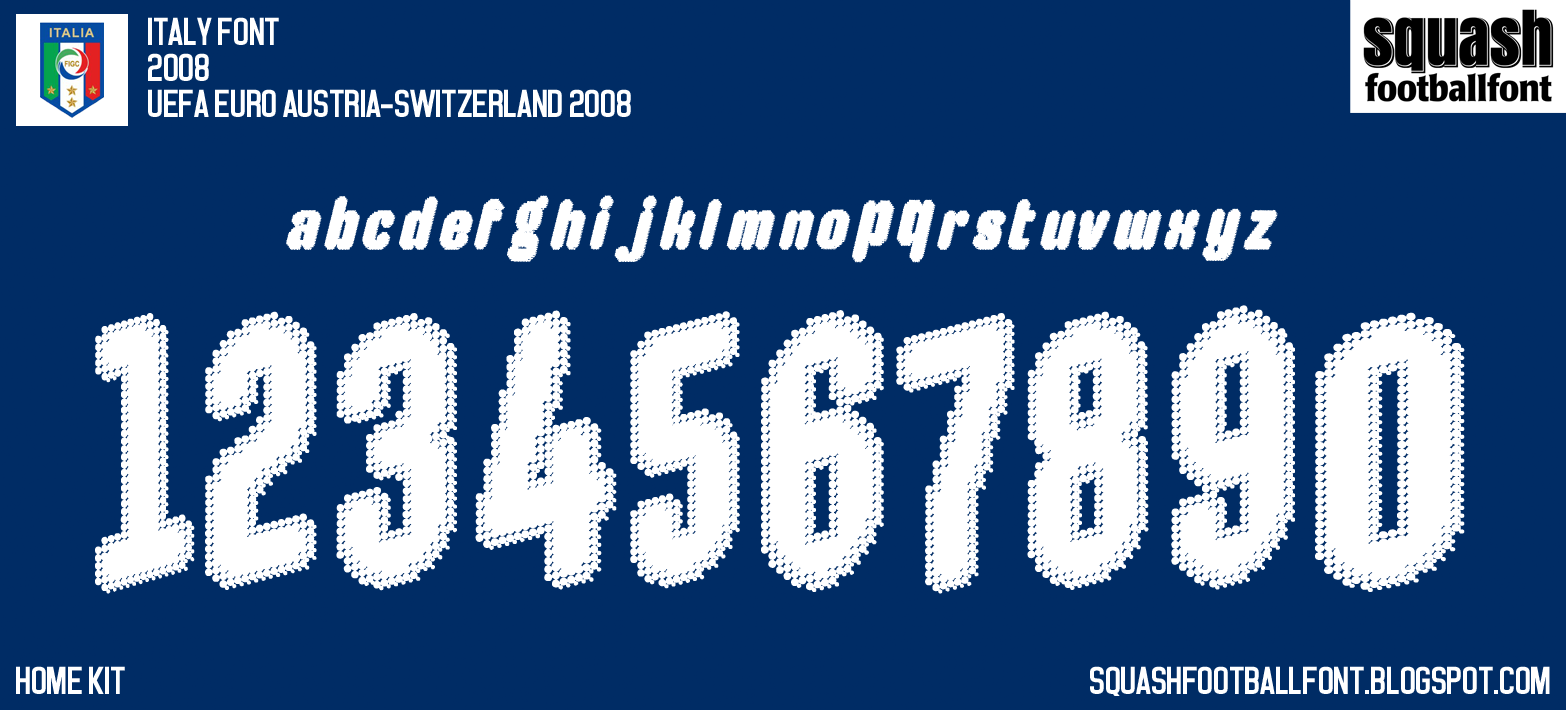 SFF: Italy Euro 2008 Font