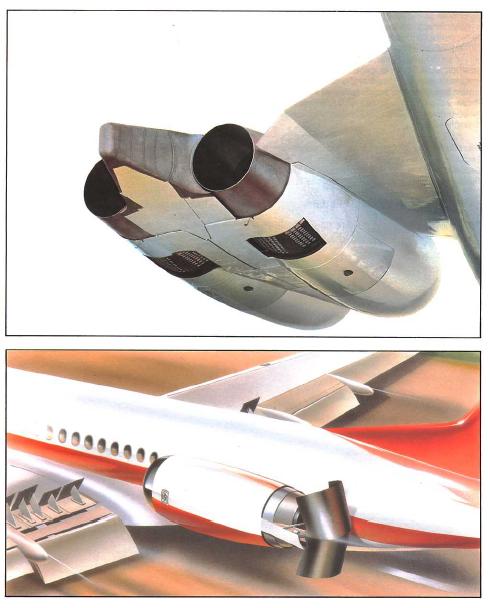 model aircraft: Thrust reversal - CONSTRUCTION AND MATERIALS