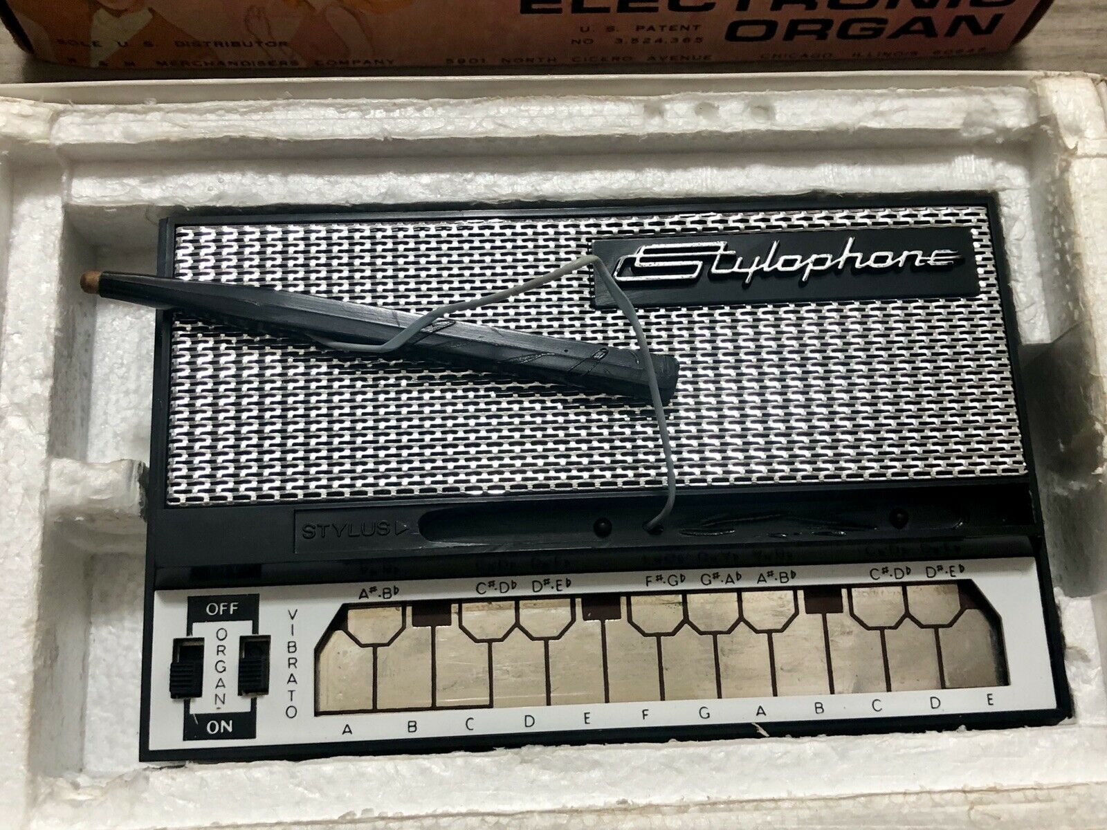 MATRIXSYNTH: Vintage Stylophone Electronic Organ Original Box & Booklet ...