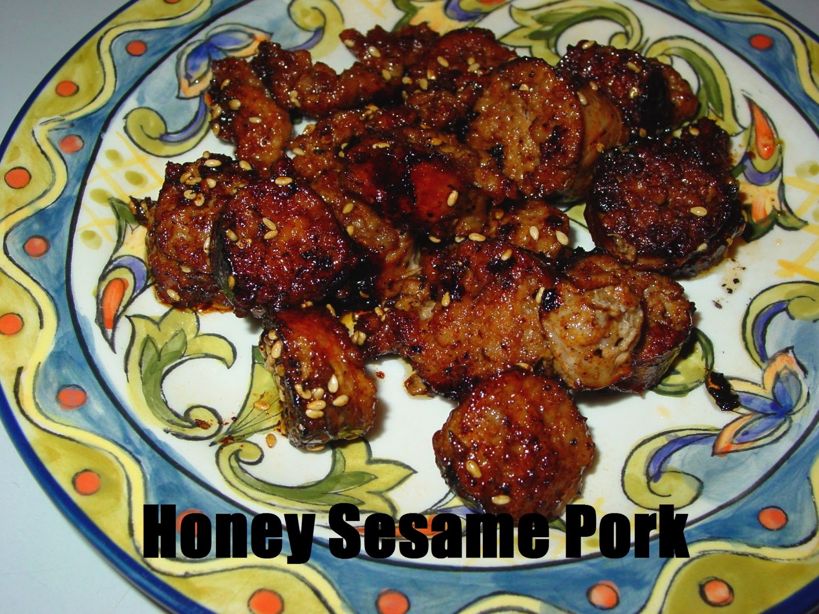Olive-N-Grape: Honey Sesame Pork