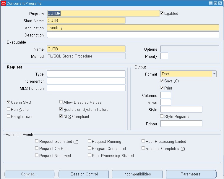 Oracle Apps Erp Oracle Apps Outbound Interface Process Oracle Apps Outbound Interface Process