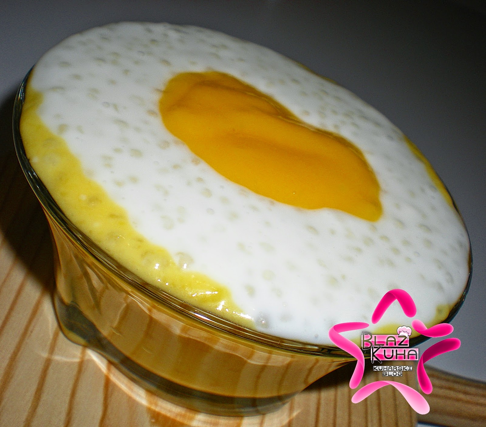 Tapioka s kokosovim mlekom in mangom | BLAŽ KUHA - kuharski blog