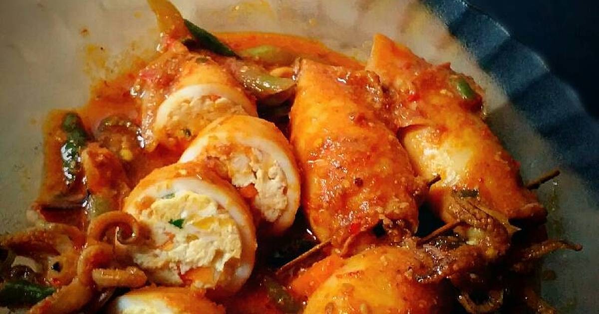 Resep Cumi Isi Telur Asin