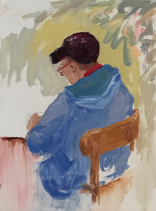 Day to Day Painting | marilyn farrell webberley: Corner Coffee House