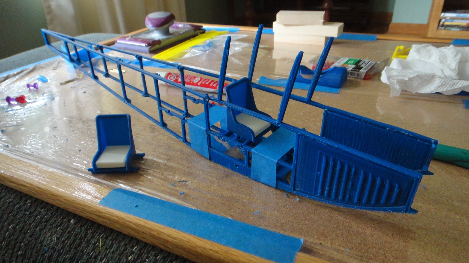 The Tinkers Workshop: 3D Printed JN4D Jenny Aircraft Model Fuselage ...