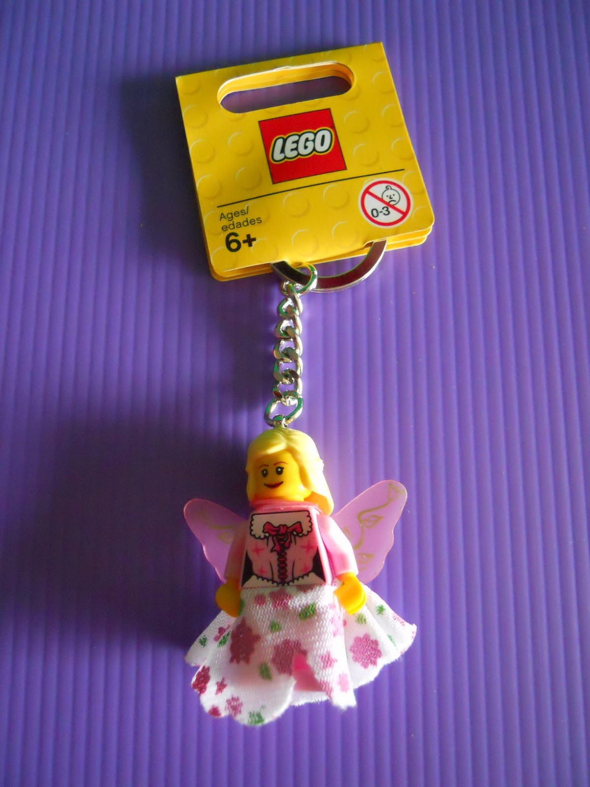 Dexters Diecasts (DexDC): LEGO Keychain ~ Fairy in pink dress with pink ...