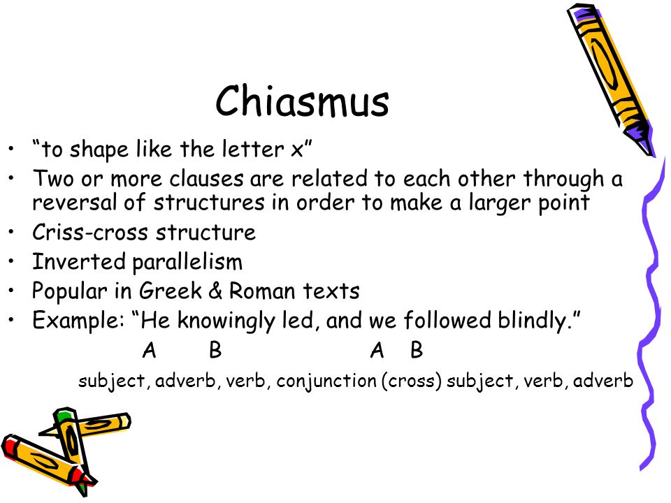 Helen Woodall: Freelance Editing: What is Chiasmus?