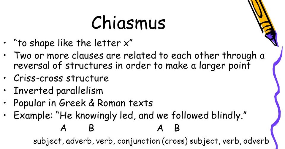 Helen Woodall: Freelance Editing: What is Chiasmus?