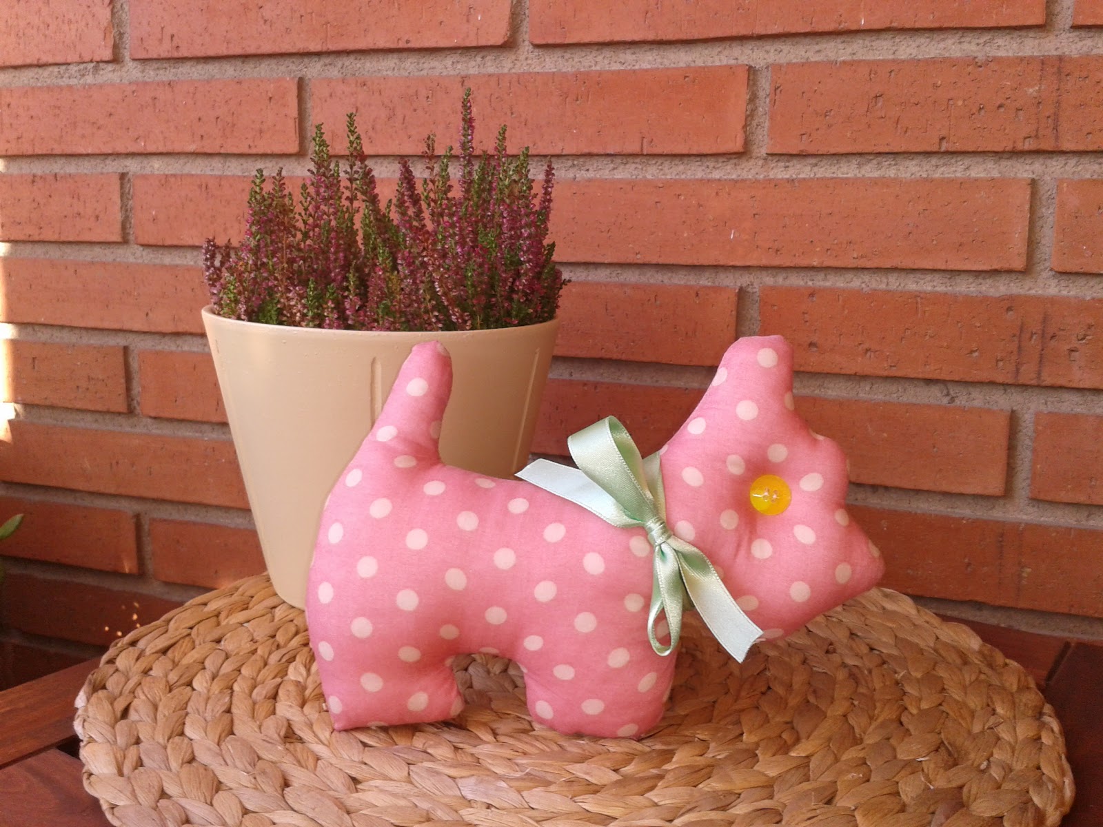 Mis detalles Patchwork: Perritos de tela para decorar