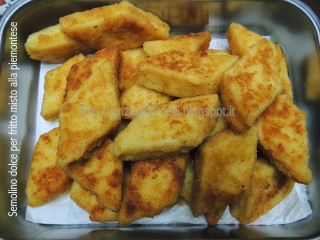 Semolino dolce, per fritto misto alla piemontese