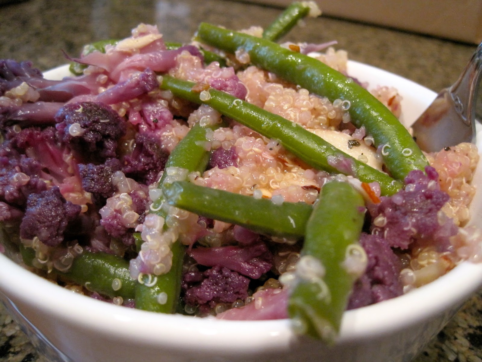 Detox and Disarm : Foodie Detox: Quinoa with Steamed Purple Cauliflower ...