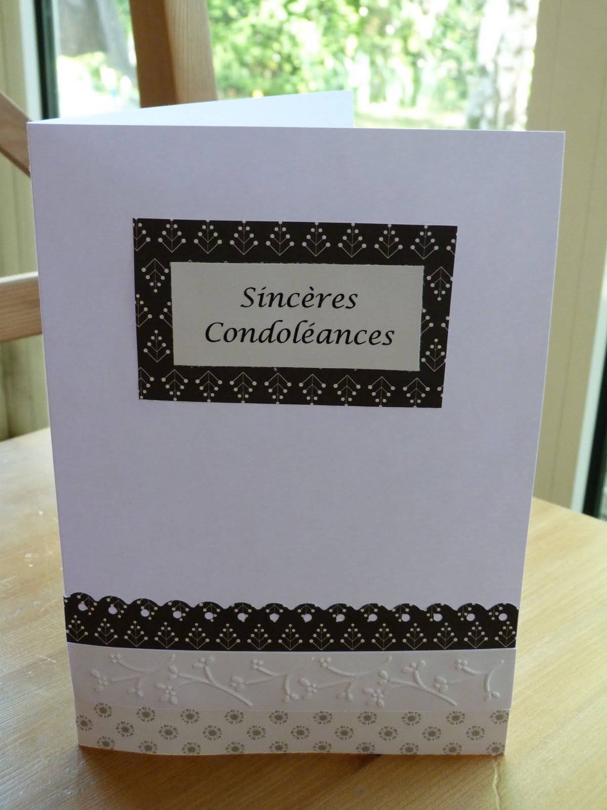 Créamélie: Carte de condoléances