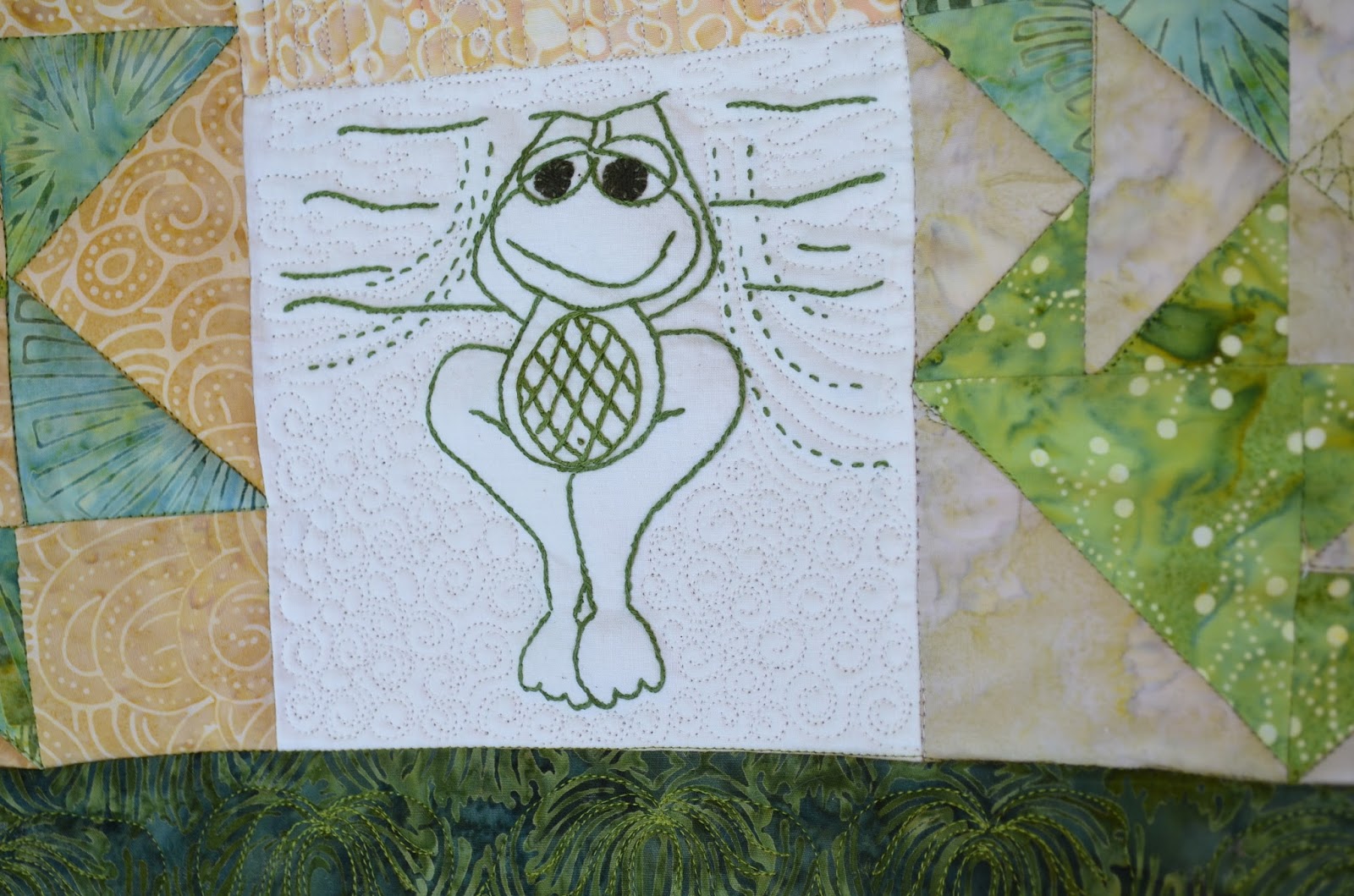 Rebecca's Designs: Leap Frog Finished