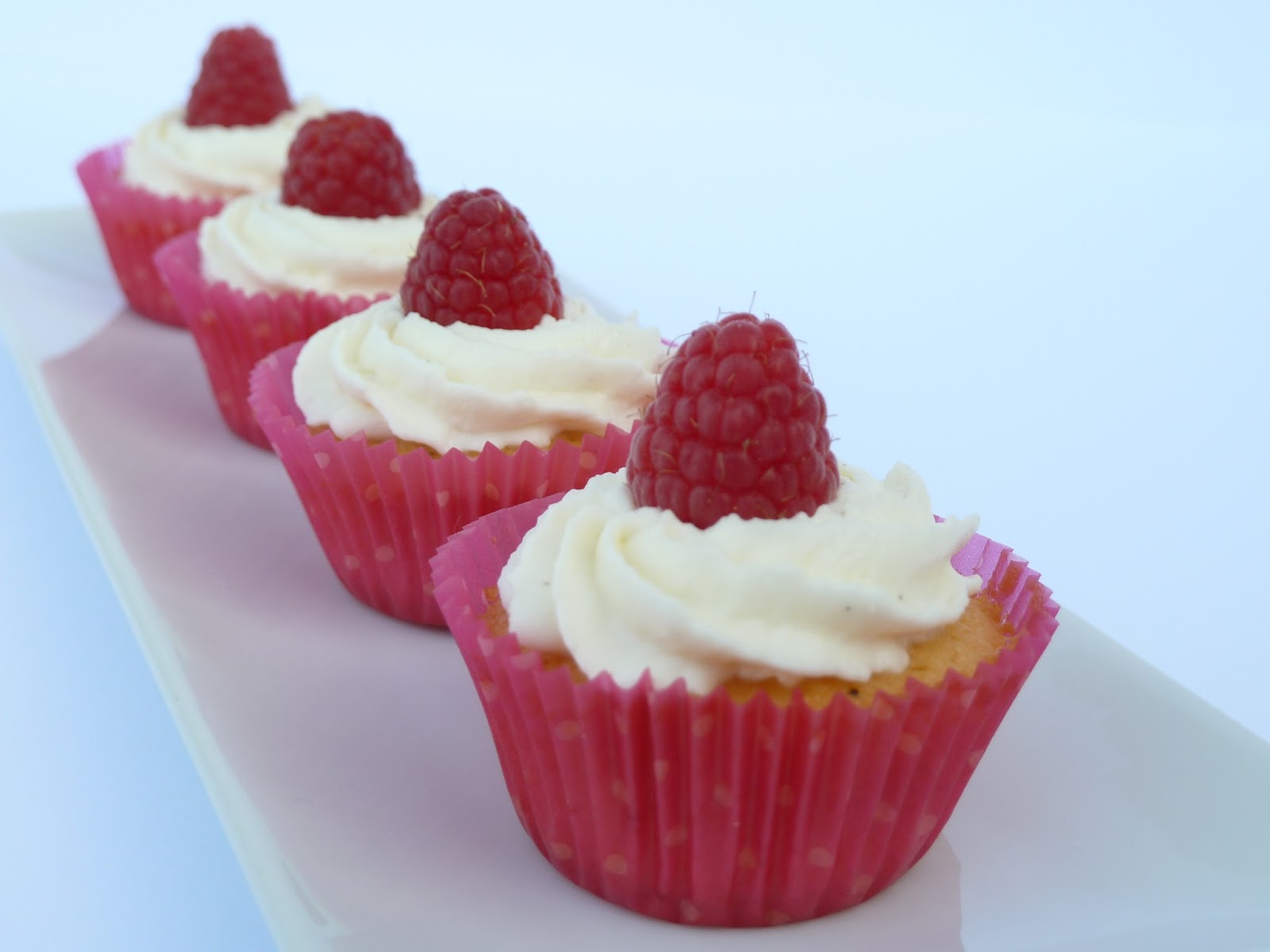 Pastélite: Cupcakes de frambuesa