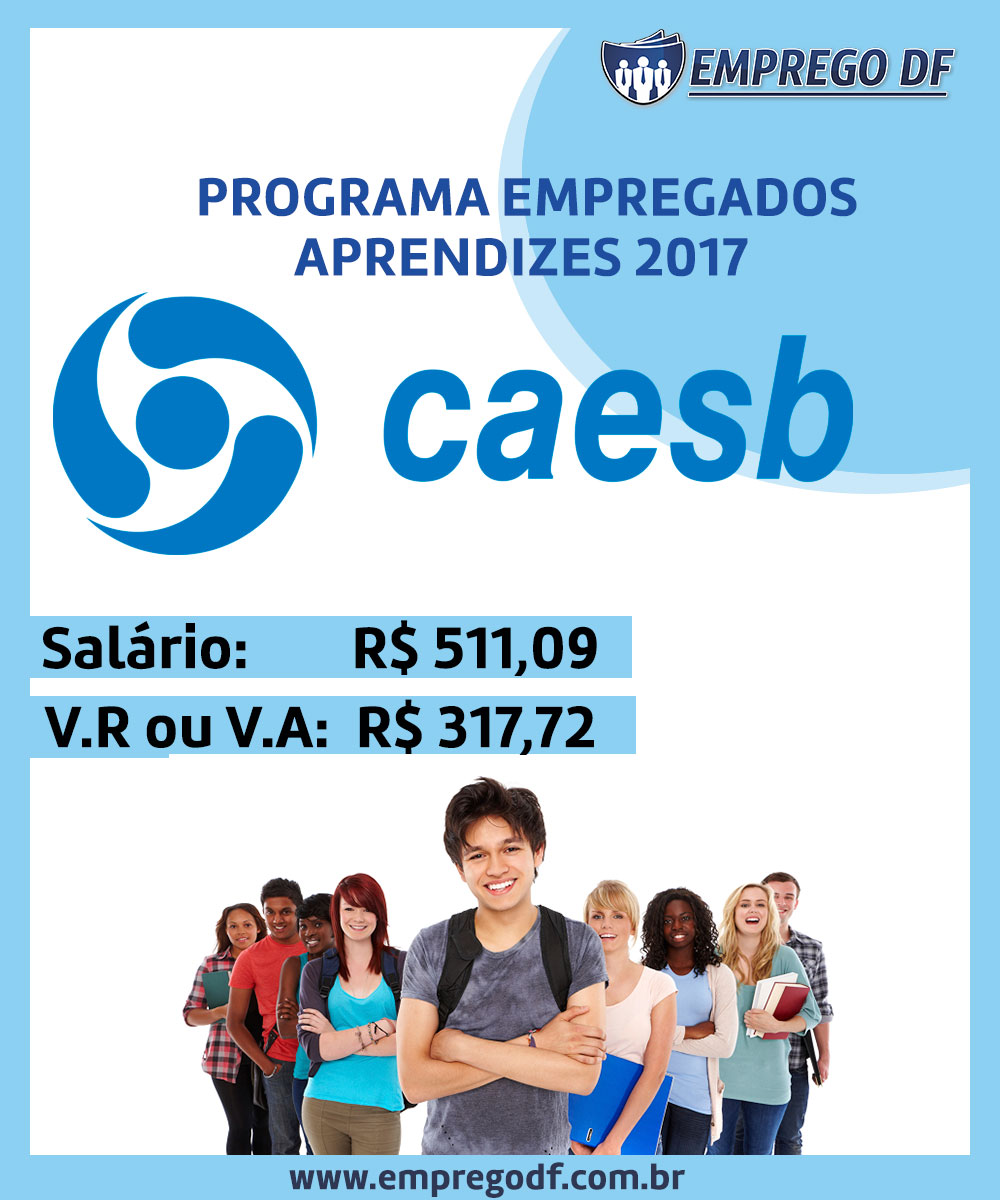 Caesb lança Edital de Processo Seletivo para Empregados Aprendizes - 11 ...