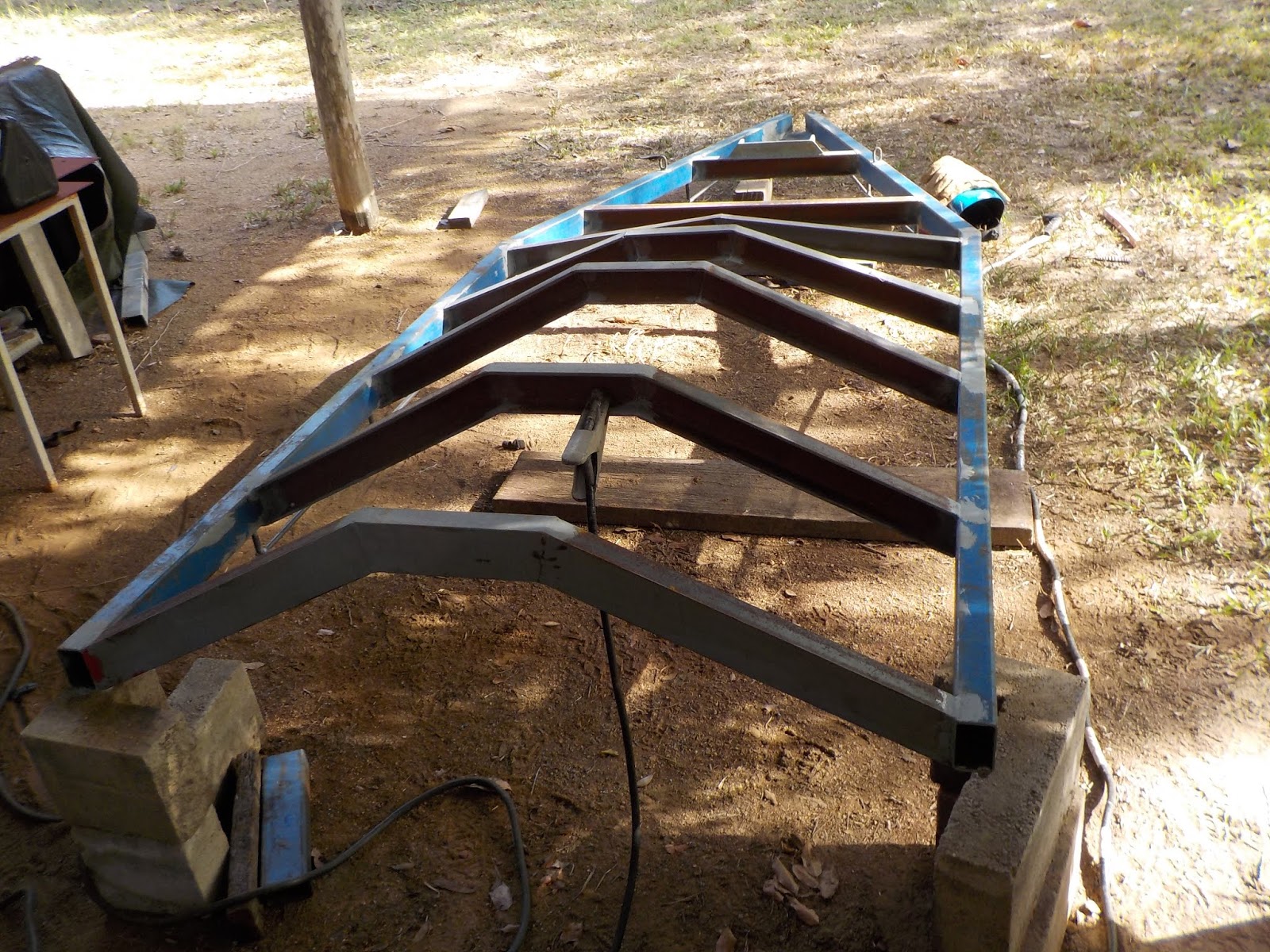 Waterways : Trailer build Ep8_extra frame bracing