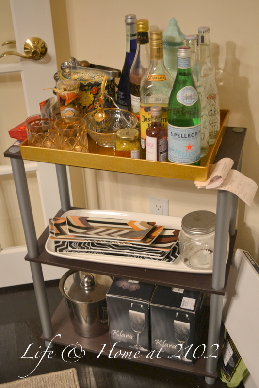 Life & Home at 2102: DIY Bar Cart