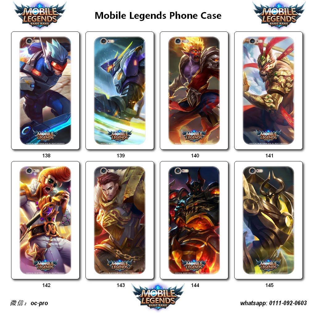 Mobile Legends phone case. More than 60 types pattern - Andrez.Shop