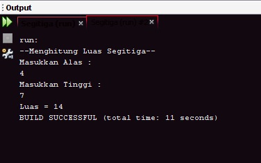 Program Java - Menghitung Luas Segitiga Menggunakan BufferedReader ...