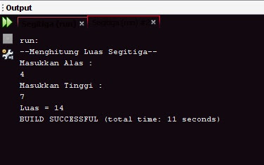 Program Java - Menghitung Luas Segitiga Menggunakan BufferedReader ~ Otak Atik Ilmu Komputer