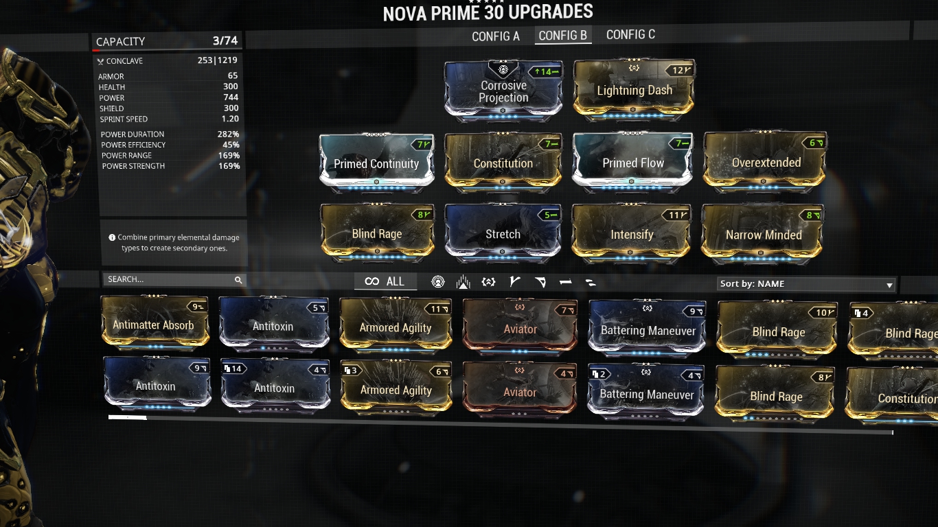 Warframe Chronicles: [Builds] Super Nova [Novelty] [Specialist] [Heavy ...