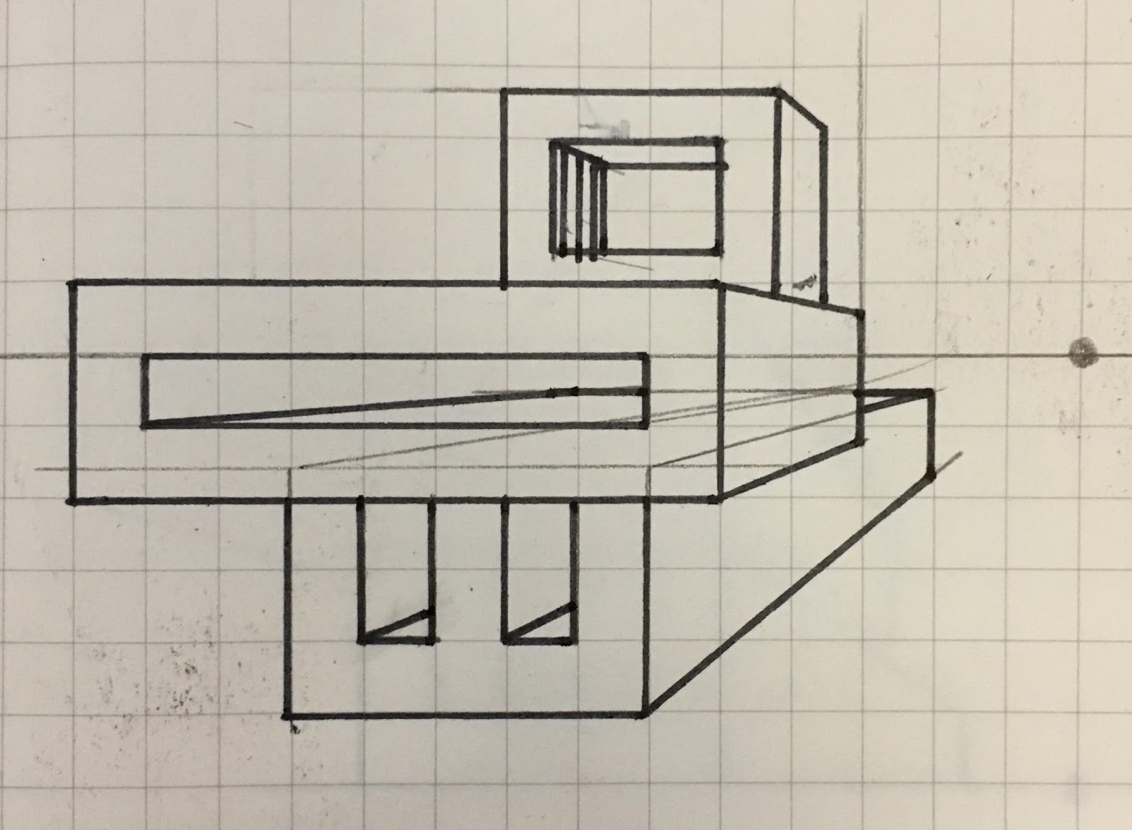 ARCH1101 - Architectural Design Studio 1: One-Point Perspective