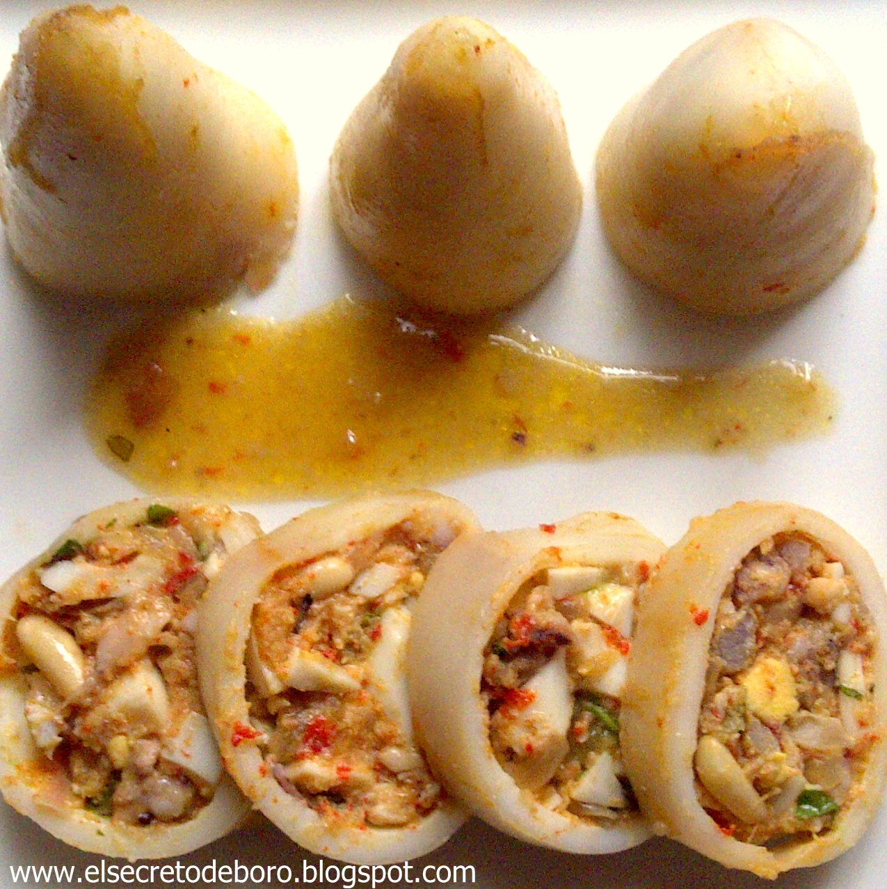 El Secreto de Boro: Calamares rellenos al horno