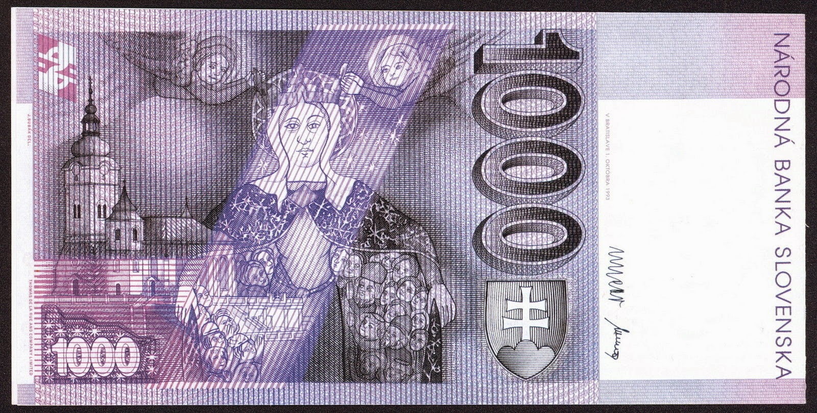 Slovakia 1000 Korun banknote 1993 Andrej Hlinka|World Banknotes & Coins ...