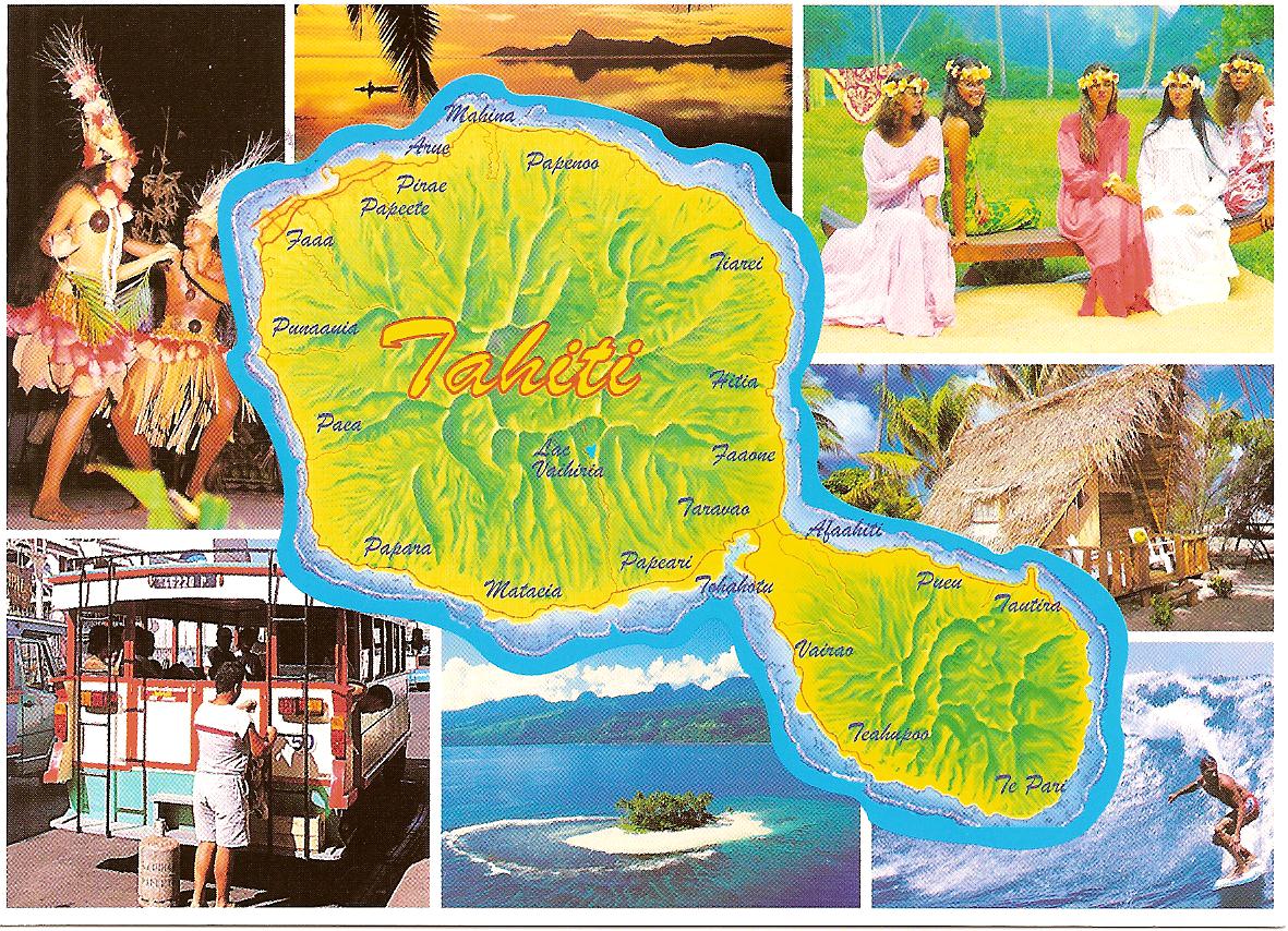 Postcards to Montenegro: Tahiti, French Polynesia
