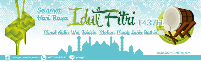 Desain Banner Idul Fitri - Go Print