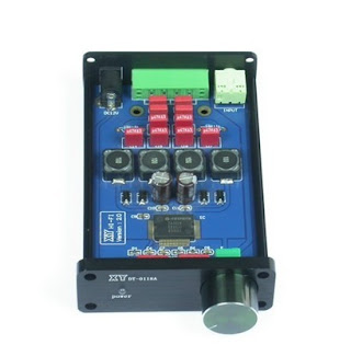 stc mcu-8051 mcu: Miniature DT0118A 15Wx2 Class D audio amplifier (TA2024)