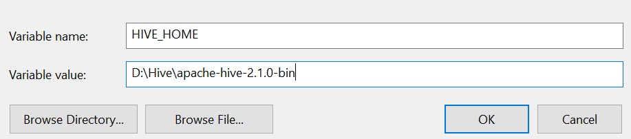 TALK GRID (Cloud Trainer): Hive installation on Windows 10