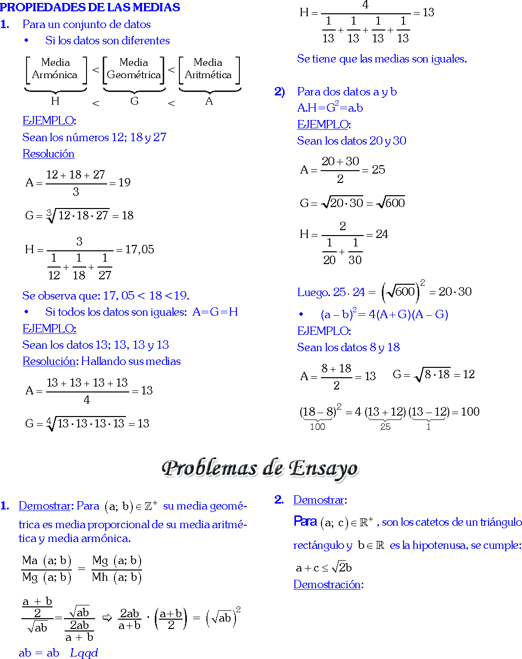 PROMEDIOS EJERCICIOS RESUELTOS EN PDF