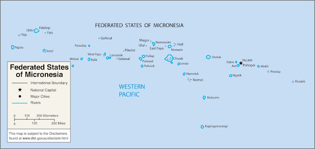MICRONESIA - GEOGRAPHICAL MAPS OF MICRONESIA ~ Klima Naturali™