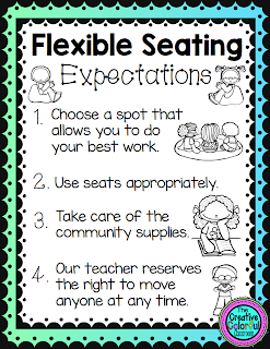 The Creative Colorful Classroom: Flexible Seating