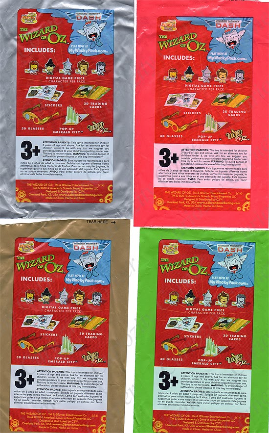 Curiozity Corner: Sonic Drive In Wacky Pack Premiums