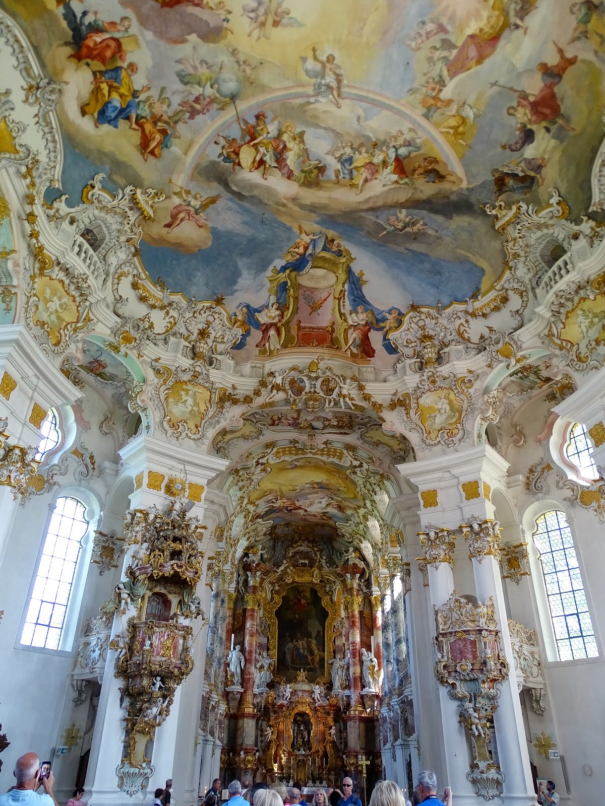 Walking Arizona: Rococo Interior of The White Church, Germany