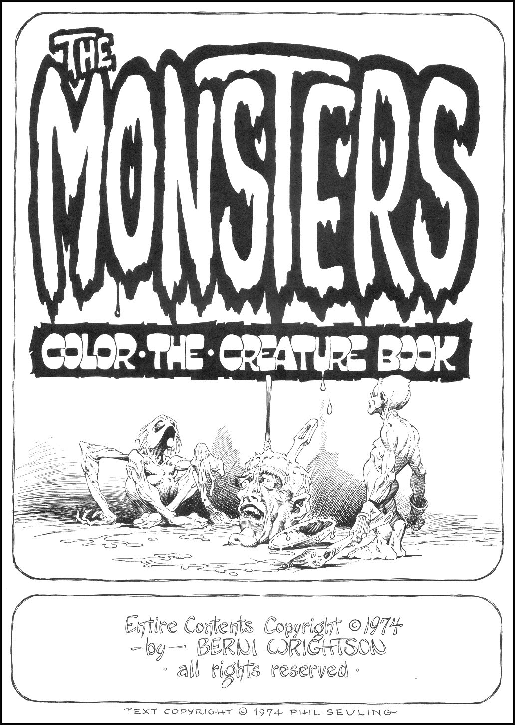 Fantasy Ink: The Monsters: Color the Creature