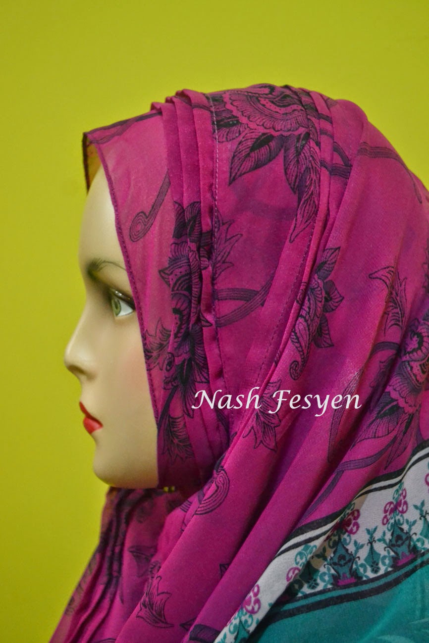Nash Fesyen: Instant Shawl Pleated Ala-Ala Bokitta Shawl