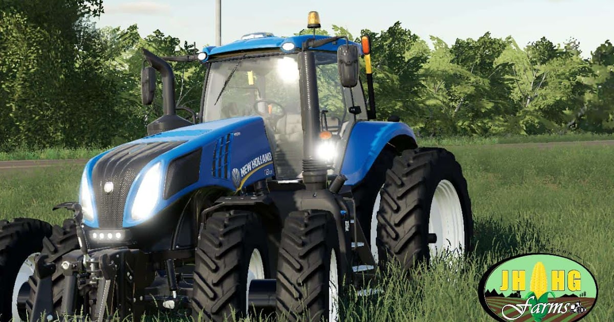 FS19 New Holland T.8 Row Crop v1.0 - FS 19 & 22 USA Mods Collection