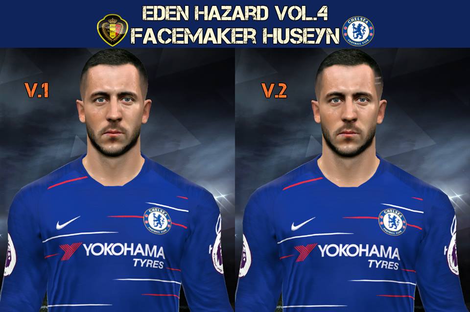 PES 2017 E. Hazard (Chelsea) V. 4 Face by Facemaker Huseyn ~ PES PATCH ...