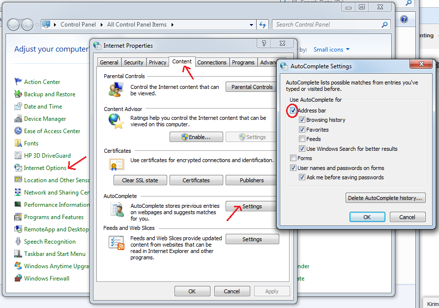 Nisura: Cara Mematikan Auto Complete - History Explorer dan Folder ...