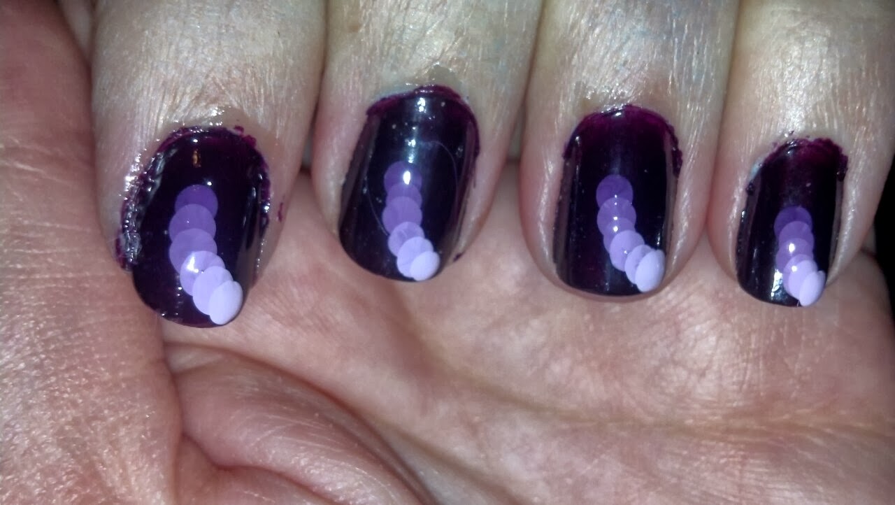 The Nail Diaries: Purple Fall Nail Art