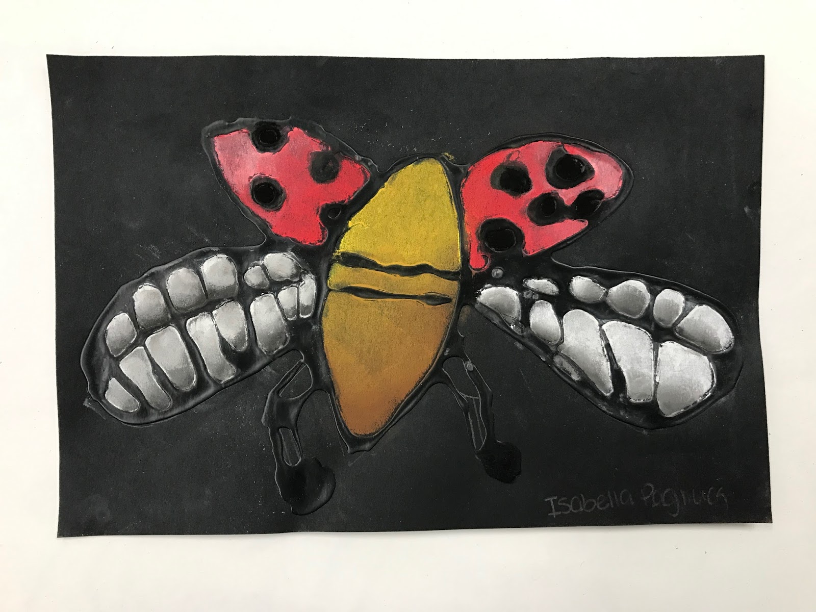 Mrs. Wille's Art Room: Period 3 Pastel bug drawings