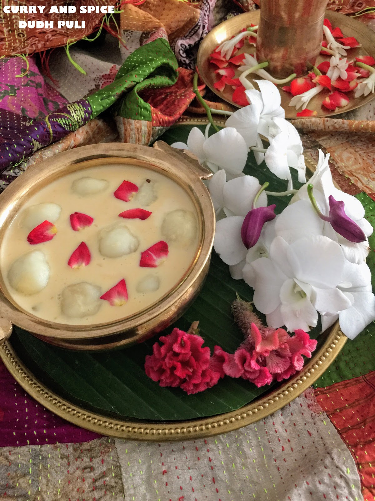 CURRY AND SPICE: DUDH PULI ( BENGALI DESSERT )