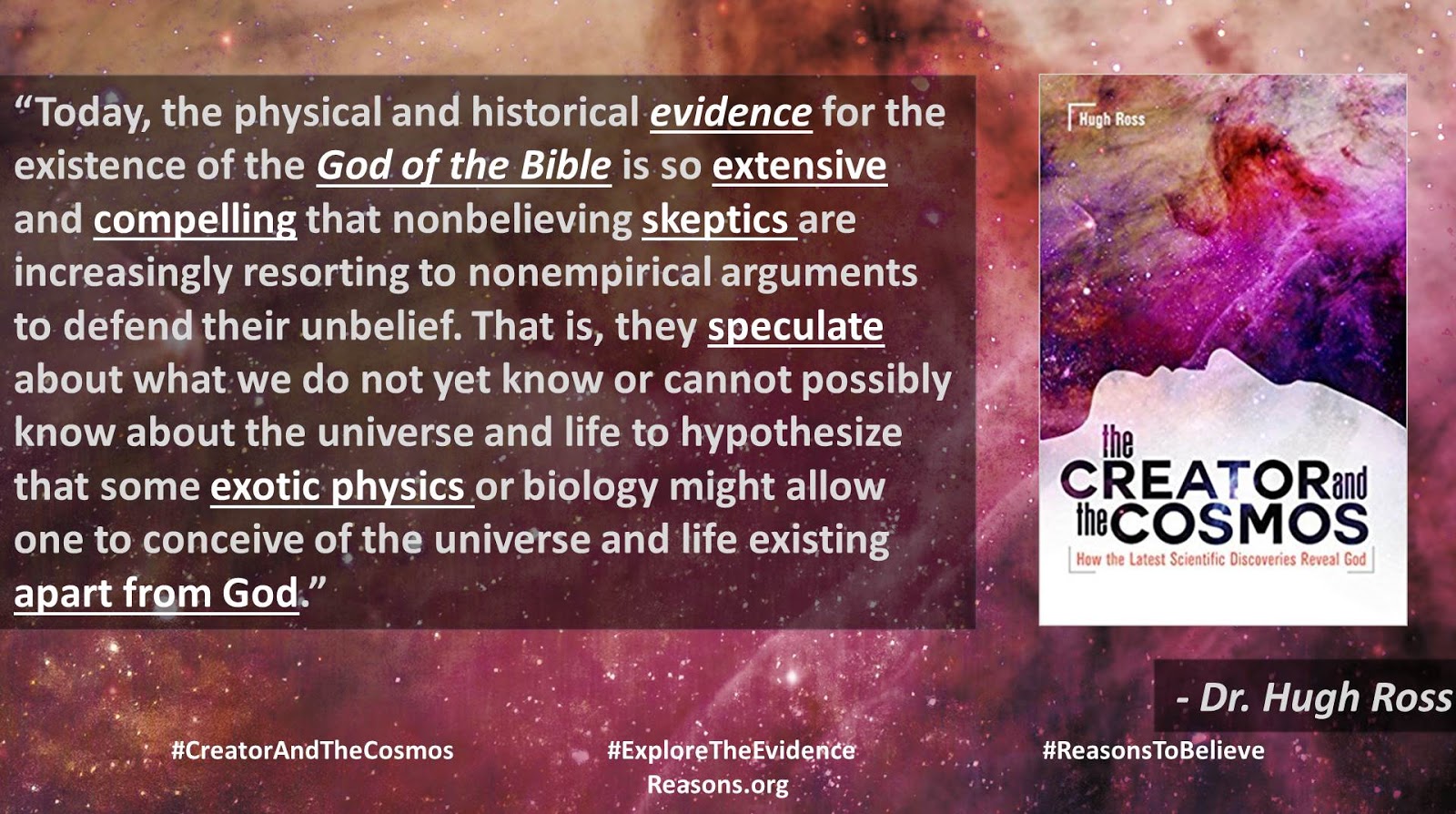 Faithful Thinkers: Book Review: The Creator and the Cosmos